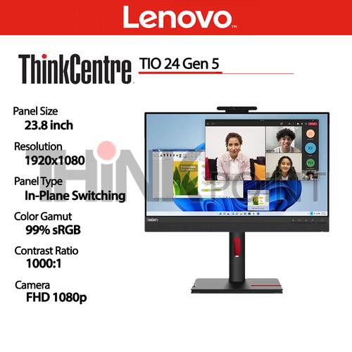 Jual Monitor LED Lenovo ThinkCentre TIO 24 Gen 5 23.8" FHD IPS - Kota ...
