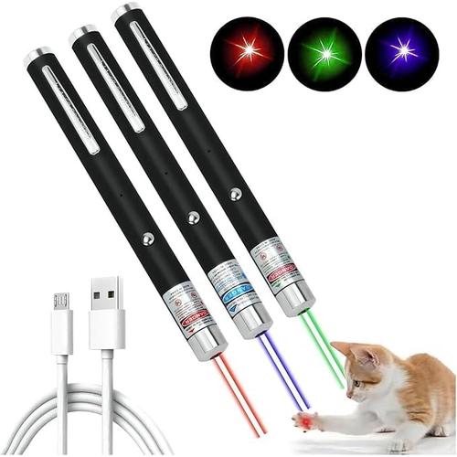 Jual 3 Pcs Laser Pointer for Cats Dogs Rechargeable Cat Laser Toys ...