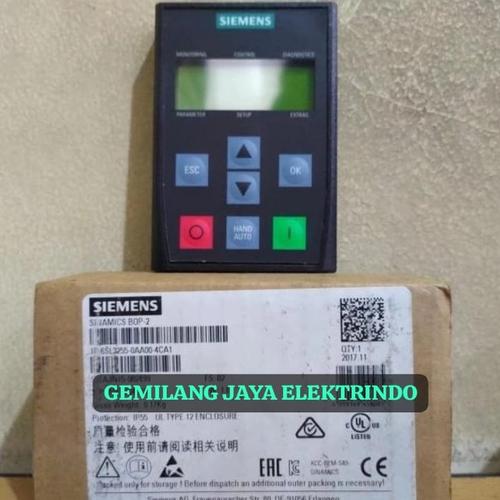 Jual SIEMENS 6SL3255-0AA00-4CA1 / SIEMENS SINAMICS BOP-2 BASIC OPERATOR ...