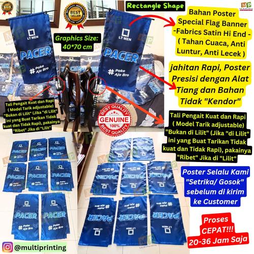 Jual Backpack Flag Banner + Tas Bendera Lari + Bendera Pacer + Cetak ...