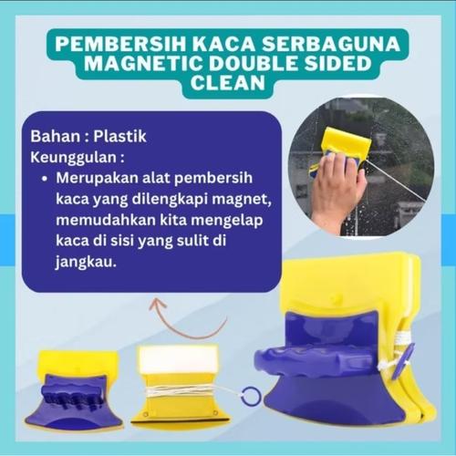 Jual Alat Pembersih Kaca / Magnet Pembersih kaca / Pembersih kaca 2 ...