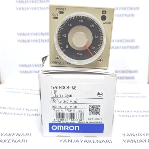 Jual timer omron H3CR A8 220V original omron/OMRON TIMER H3CR A8 220V ...