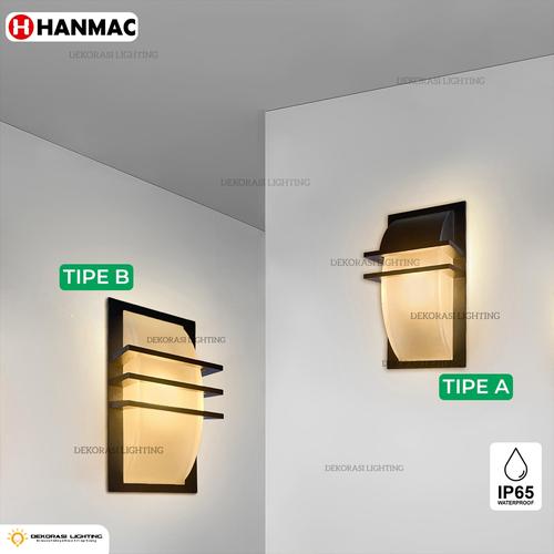 Jual Lampu dinding taman minimalis kaca tebal fiting E27 teras outdoor ...