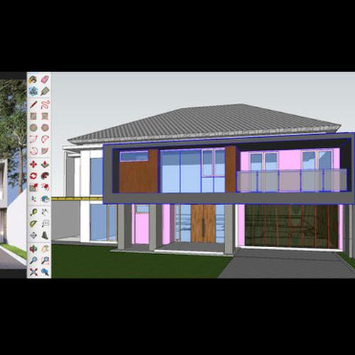 Jual 3D model dan Render facade rumah - Jakarta Selatan - Arender ...