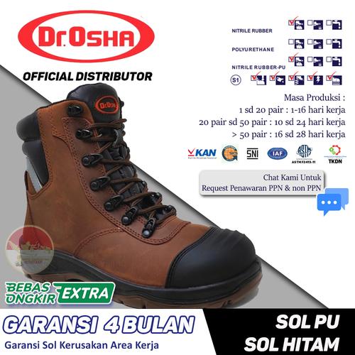 Promo Dr.Osha Terra Ankle Boot 3230 Brown S1 Comp Toe Cap - Sol PU SOL ...