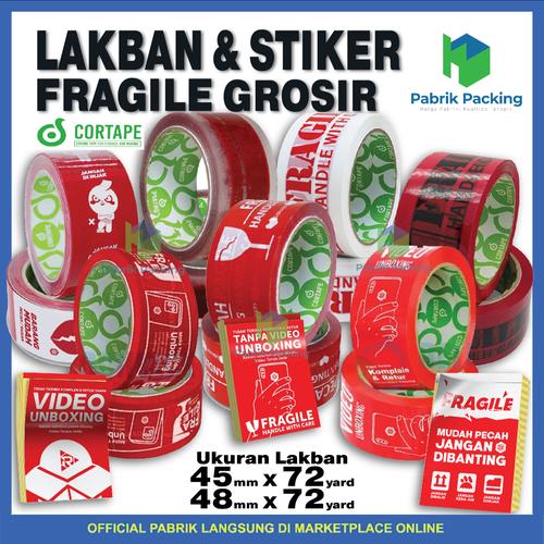 Jual LAKBAN VARIAN FRAGILE CORTAPE PANJANG 72 YARD PALING MURAH SATUAN ...