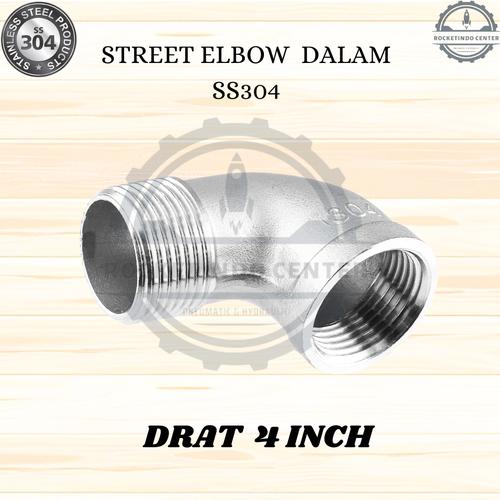 Jual Street Elbow Stainless 304 Drat 4" / Elbow Drat Luar Dan Dalam 4 inch - Jakarta Barat ...