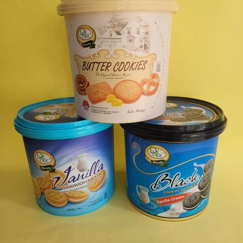 Jual Denex biskuit black cookies.butter cookies.vanilla sandwich @350 ...