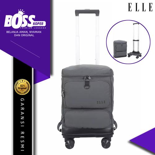 Jual Tas ransel roda/backpack trolly ELLE tas koper roda bisa di lepas ...