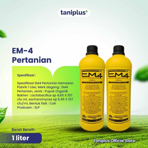 Jual EM4 Pertanian Pupuk Organik Cair 1 Liter - Kota Surabaya ...