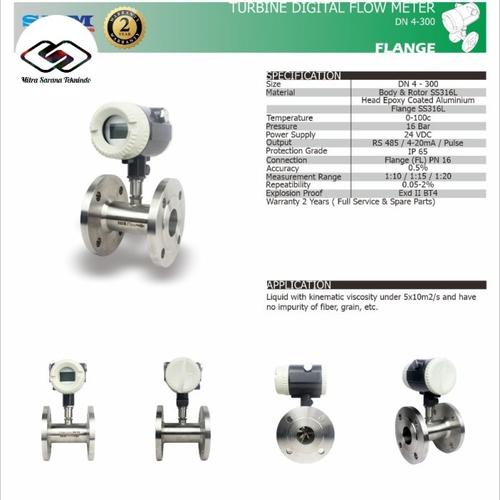 Jual Turbine Digital Flow Meter Flowmeter SHM 8 " inchi DN 200 ...
