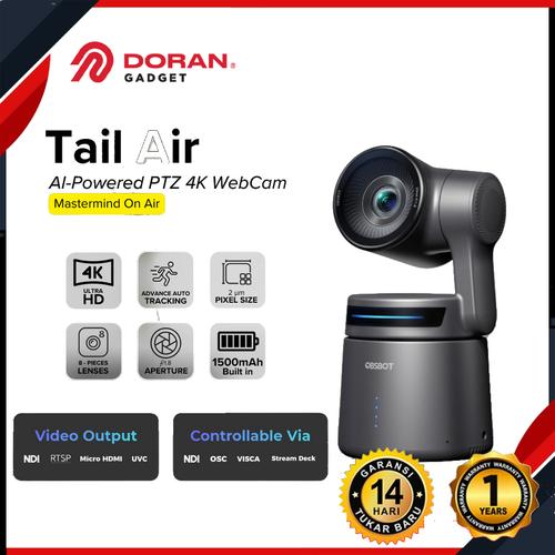Promo OBSBOT Tail Air AI-Powered 4K PTZ Streaming Camera Cicil 0% 3x - Kota Surabaya - Doran ...