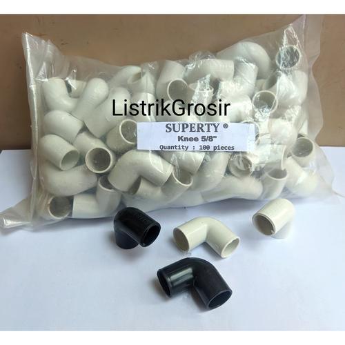 Jual KNEE SUPERTY 5/8 inchi sambungan pipa / KNIE 5/8 inch 17mm TEBAL ...