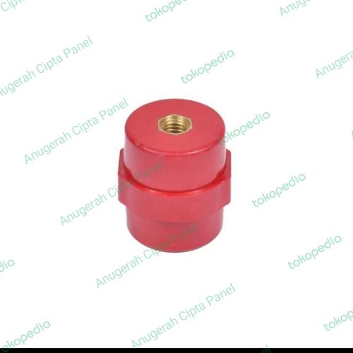 Promo Isolator Busbar Holder SM-25 Insulator Silinder M6 Merah TAB ...