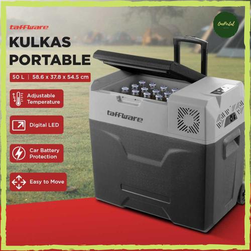 Jual Kulkas Mobil Portable Mini Fridge Freezer Camping 45W 12V / 220V ...