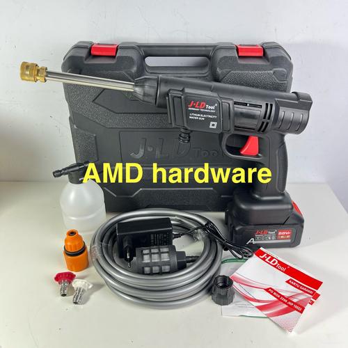 Jual CORDLESS JET CLEANER MESIN STEAM CUCI MOTOR MOBIL BATERAI 21V JLD ...