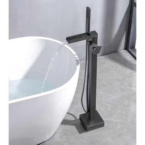Jual Kran bathtub panas dingin model standing black series - Jakarta ...
