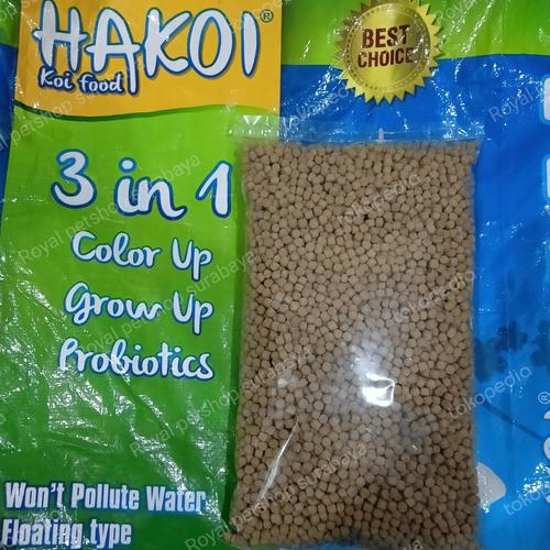 Jual Koi Food Floating Type Hakoi 3in1 Repack 1kg (5mm) / Makanan/pakan ...