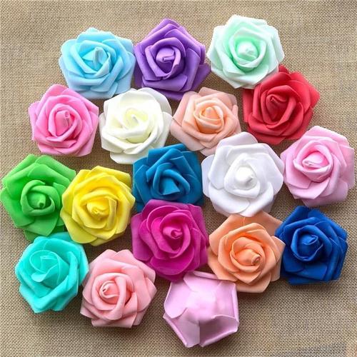 Jual Bunga Mawar Spon Busa Foam 6cm Artificial Dekorasi Properti Foto ...