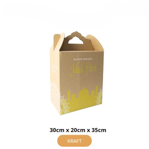 Jual Box Parcel Hampers Lebaran Ukuran 30x20x35cm Packaging Idul Fitri ...