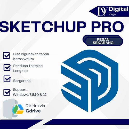 Jual SketchUp Pro Versi Baru / Lama 2024, 2023, 2022, 2021, 2020, 2019, 2018, 2017 | Windows ...