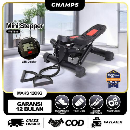 Jual CHAMPS Sport Alat Naik Tangga Mini Stepper Machine Alat Olahraga ...