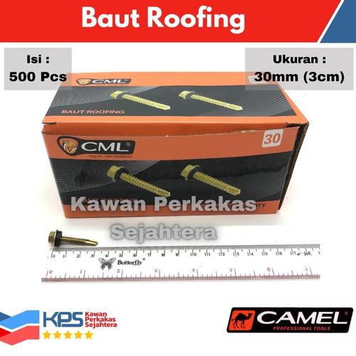 Jual CAMEL Baut Roofing 20 - 25 - 30 - 40 (500 pcs) | Skrup Rofing ...