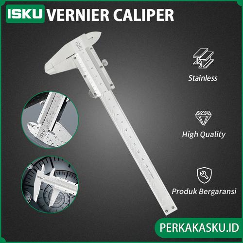Jual ISKU Jangka Sorong Kaliper Sigmat Verniper Caliper 150mm Alat Ukur ...