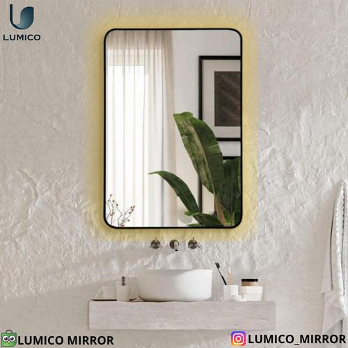 Jual CERMIN WASTAFEL / CERMIN DINDING KAMAR MANDI FRAME LED KOTAK ...