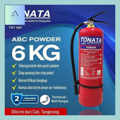 Jual Anles_ Apar 6Kg Bubuk Abc Powder Tonata / Set Komplit - Standard ...