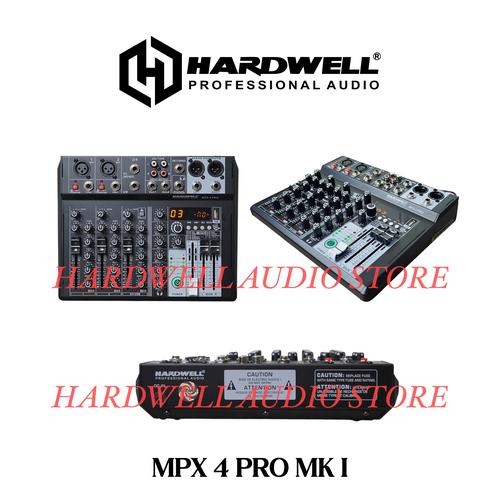 Jual Mixer Audio 4 Channel Hardwell MPX 4 PRO Original Mixer Soundcard - Jakarta Utara ...