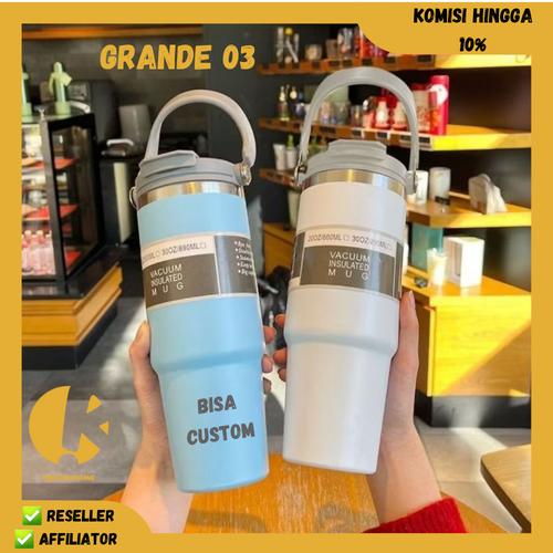 Promo Tumbler GRANDE 03 ORDERSEKARANG Termos Botol Minum Kopi Souvenir Pernikahan Hampers Kantor ...