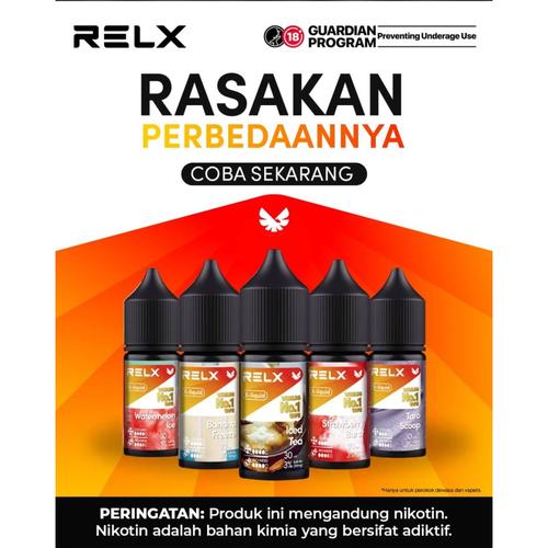 Jual RELX Liquid 30ml - All Flavour Salt Nic & Relx Cartridge Pro2 ...