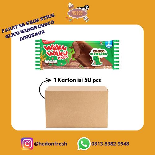 Jual Paket Es Krim Stik Glico Wings Waku-Waku Choco Dino - Jakarta Selatan - Hedon Fresh | Tokopedia