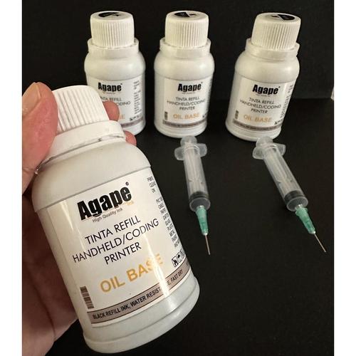 Jual SOLVENT FAST DRY INK UNTUK HANDHELD PRINTER REFILL OIL BASE ...