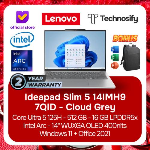 Promo Lenovo Ideapad Slim 5 14IMH9 7QID 7RID - Core Ultra 5 125H - 512 ...