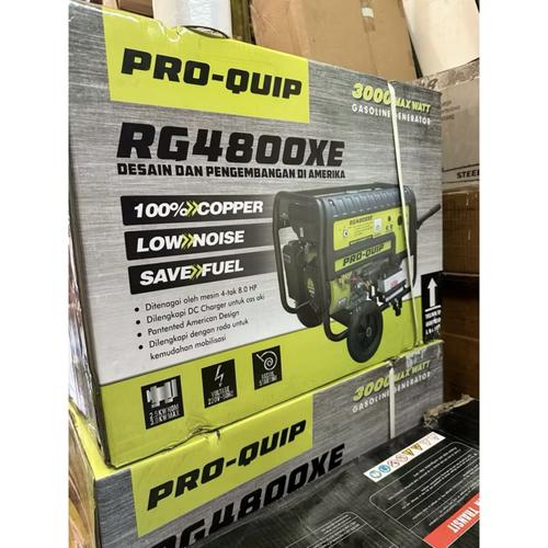 Jual Genset proquip bensin tipe RG4800XE output (3000watt) - Kota Medan ...