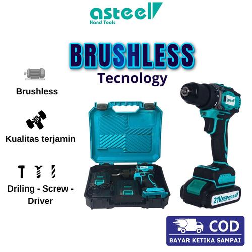 Promo Bor Portable Tangan Listrik Baterai Cordless Drill Impact ...