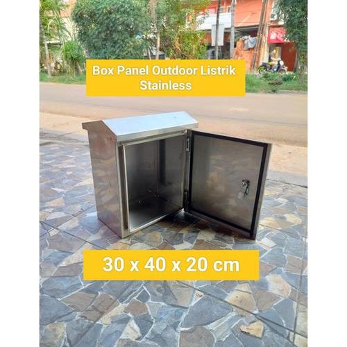Jual Box Panel Outdoor Stainless buat Listrik ukuran 30 x 40 x 20 cm ...