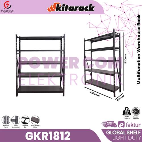 Jual KITARACK GKR1812 Rak Gudang Multifungsi 250KG / Layer Rack 5 Susun ...