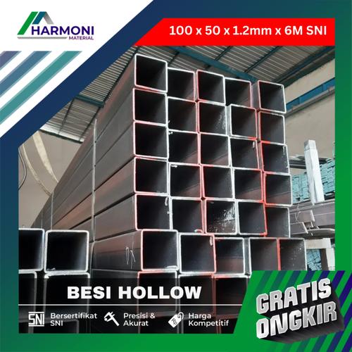 Jual Harga Besi Hollow Hitam 10x5 Cm ( 100 x 50 x 1.2mm x 6 Meter ...