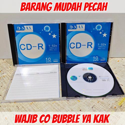 Jual CD-R D-Max - 80 min 1 Keping Include Casing Mika CDR D-Max - 700 ...