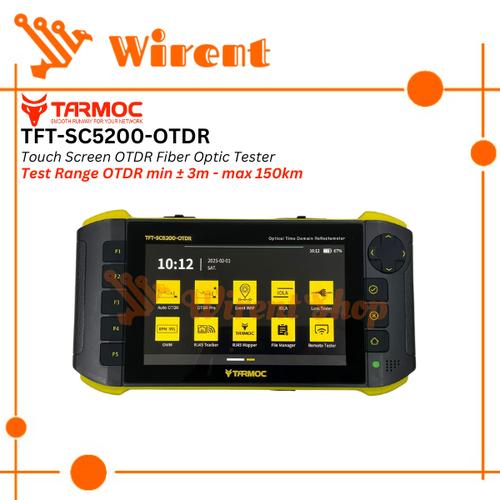 Jual Tarmoc TFT-SC5200-OTDR | Touch Screen OTDR Fiber Optic Tester FO ...