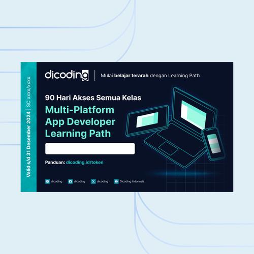 Jual Learning Path Multi-Platform App Developer - Kota Bandung ...