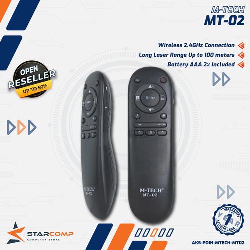 Jual M-TECH Laser Pointer MT-02 with Mouse Function Wireless MT02 - Kab. Sleman - StarComp ...