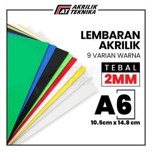 Jual LEMBARAN ACRYLIC / AKRILIK A6 2MM TRANSPARAN GROSIR BERKUALITAS ...