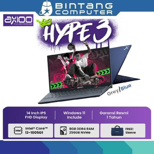 Jual LAPTOP AXIOO Mybook HYPE 3 Core i3 1005G1 8GB 256GB W11 Blue ...