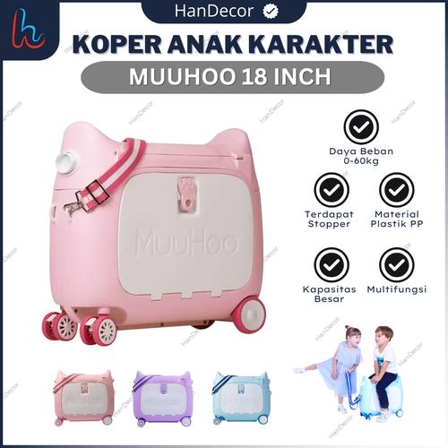 Jual Koper Ride On Anak Duduk Karakter Multifungsi 18 Inch Luggage ...