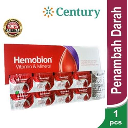 Promo Hemobion Tablet 1 Strip isi 10 Tablet/Anemia/Vitamin Tambah Darah ...
