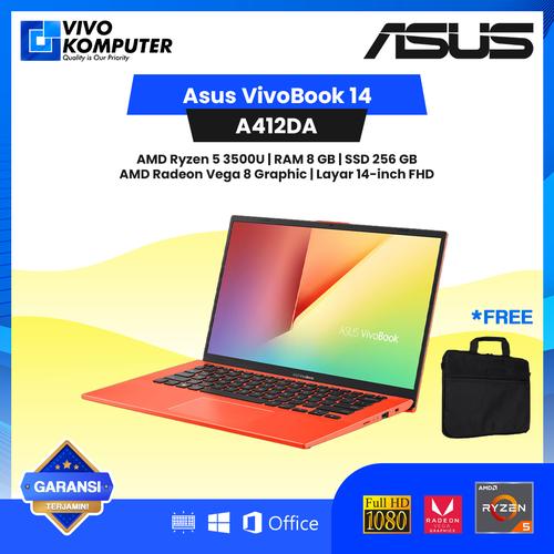 Jual Asus VivoBook 14 A412DA | AMD Ryzen 5 3500U | RAM 8 GB | SSD 256GB ...